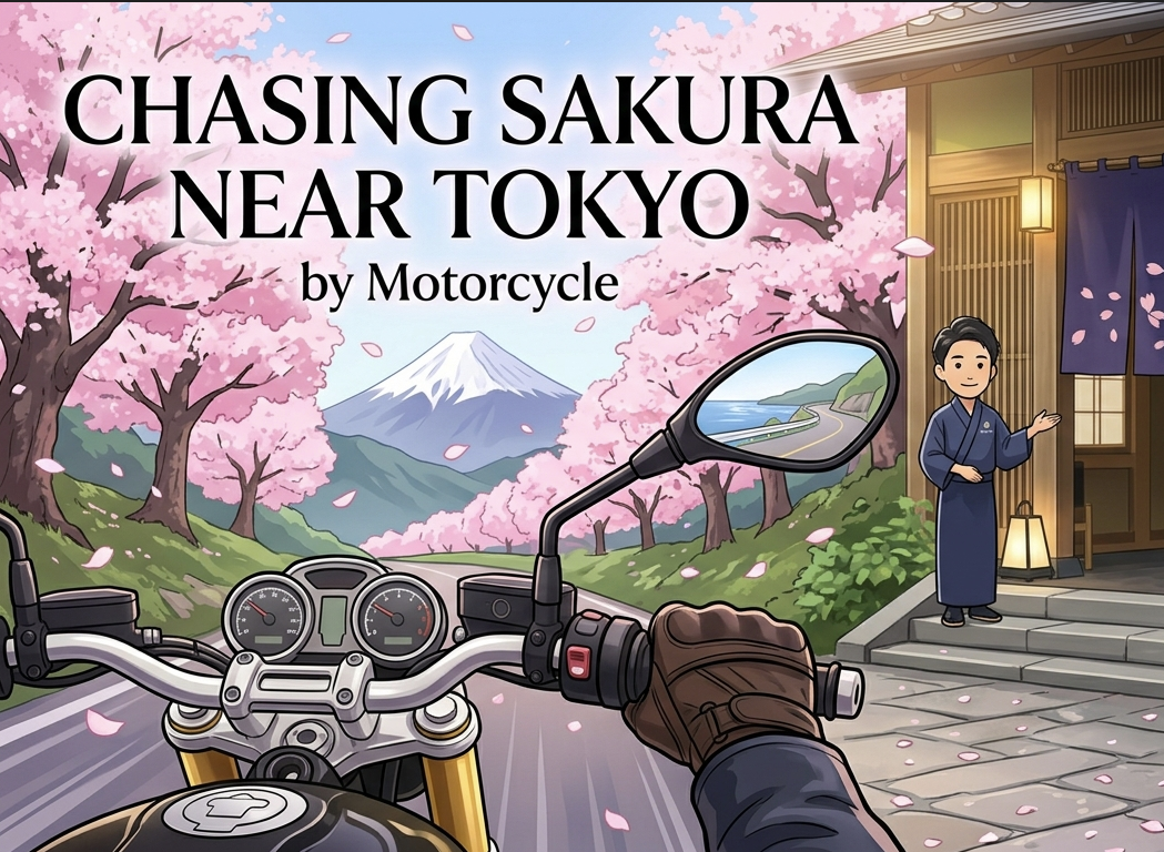 Chasing Cherry Blossomsby Motorcycle Near Tokyo - RIDE-TOURISM